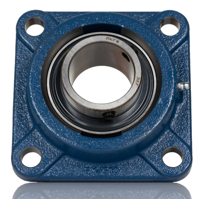 FY 50 FM SKF | 4 Hole Flange Bearing Unit, FY 50 FM, 50mm ID | 212-4555 | RS Components