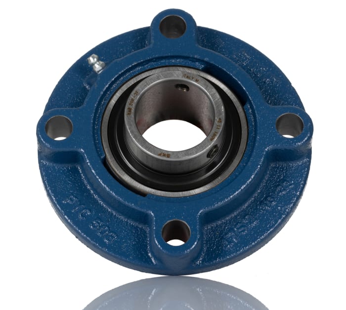 FYC 40 TF SKF | SKF 4 Hole Cylindrical, FYC 40 TF 40 mm ID | 212-4571 | RS