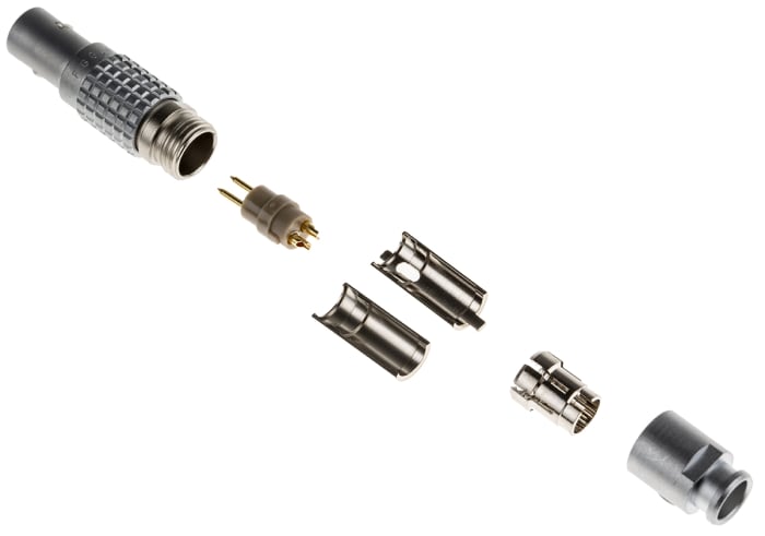 FGG.0B.302.CLAD52Z LEMO | LEMO Circular Connector, 2 Contacts, Cable ...