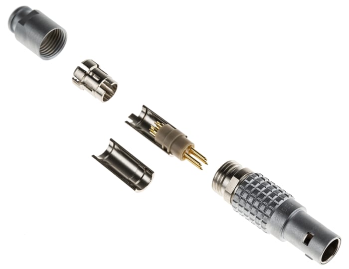 FGG.0B.304.CLAD52Z LEMO | Conector circular LEMO macho serie 0B de 4 ...