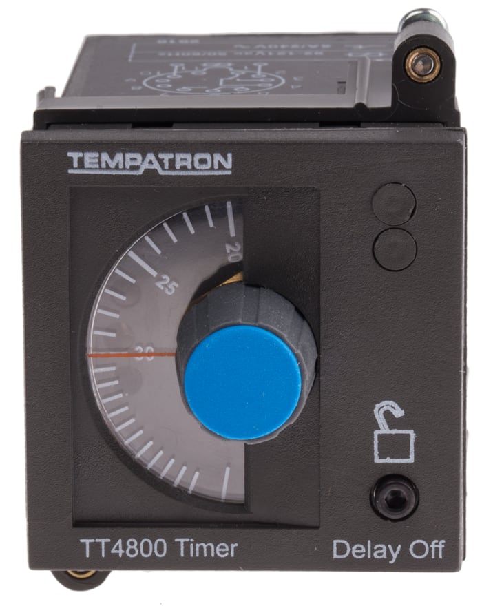 TT4802-12 Tempatron | Tempatron DIN Rail, Panel Mount Timer Relay, 110V ...