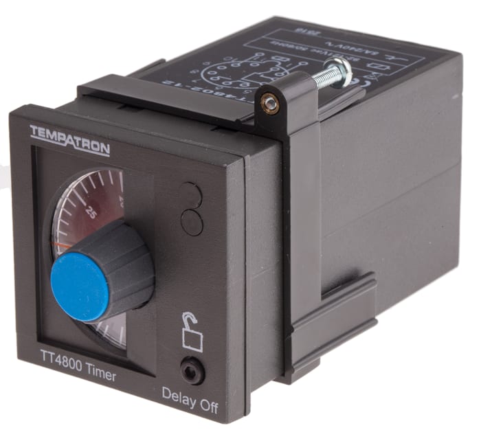 TT4802-12 Tempatron | Tempatron DIN Rail, Panel Mount Timer Relay, 110V ...