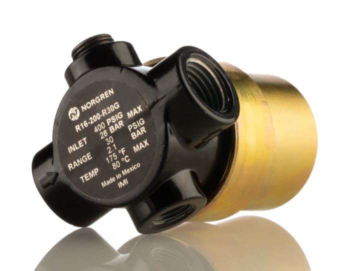 R16-200-R30G Norgren | Norgren Pneumatic Regulator -, G 1/4 2 bar R16 ...