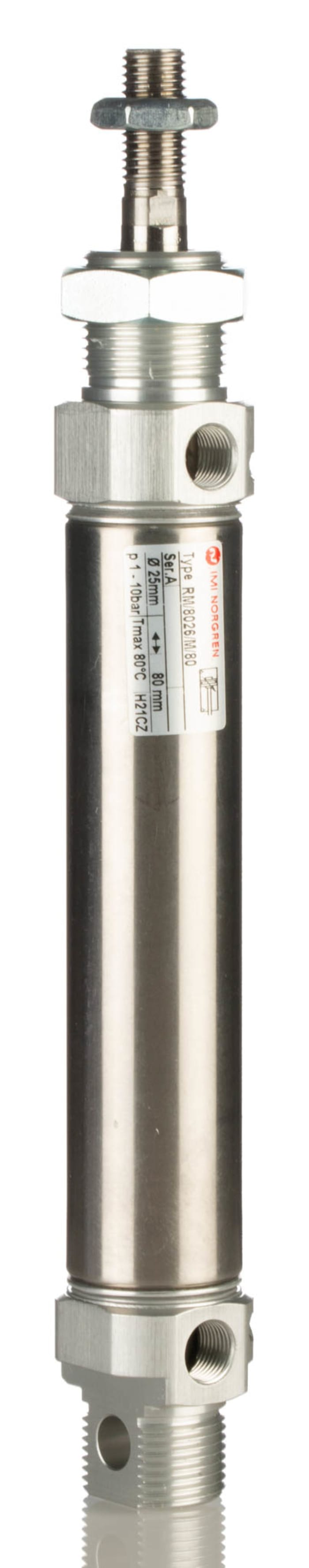 RM/8026/M/80 Norgren | Norgren Pneumatic Roundline Cylinder - 26mm Bore ...