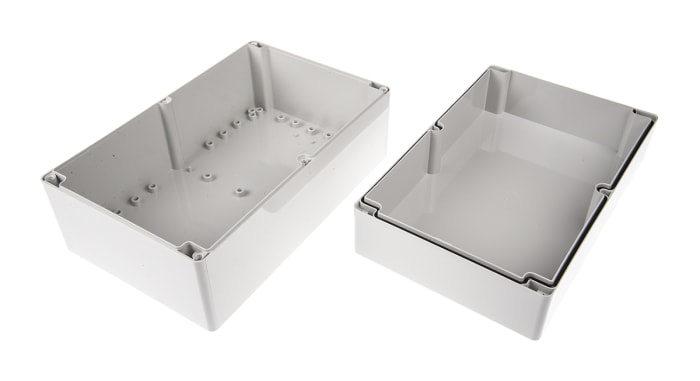AB 162513 ENCLOSURE Fibox | Fibox Grey ABS Enclosure, IP66, IP67, Grey ...