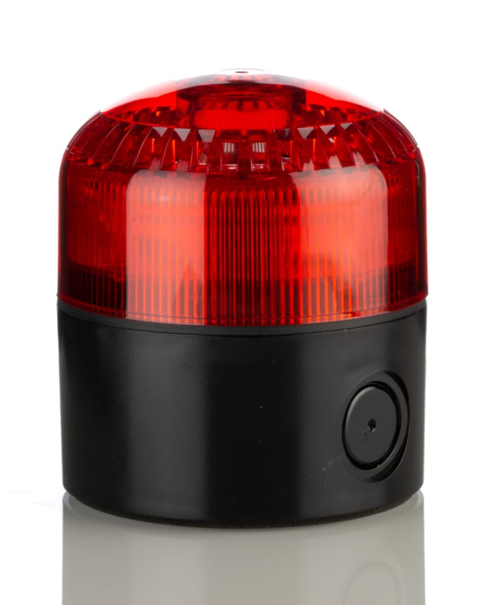 RS PRO | RS PRO Red Sounder Beacon, 12 → 24 V, IP65, Base Mount, 105dB ...