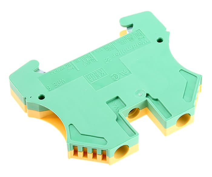 WPE 6 -1010200000 Weidmüller | Weidmuller WPE Series Green/Yellow DIN ...