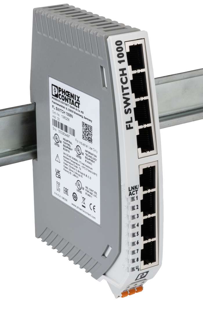 1085256 Phoenix Contact | Phoenix Contact Unmanaged 8 Port Ethernet ...
