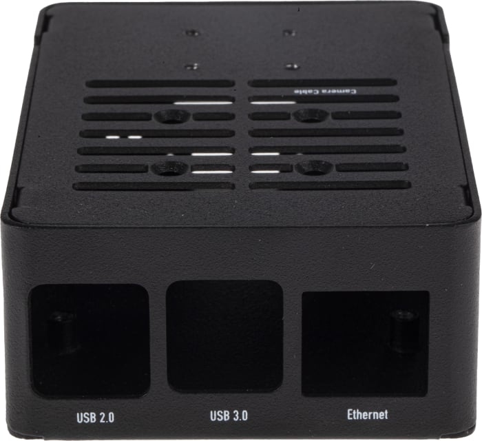 200103 Okdo | Caja OKDO Raspberry Pi 4 Case Okdo de Acero Negro para ...