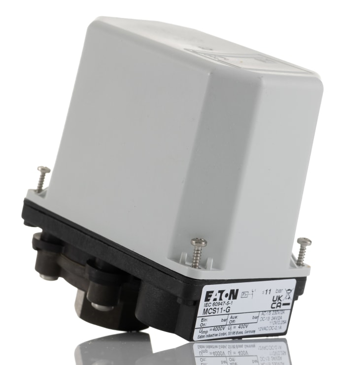 058692 MCS11-G Eaton | Eaton Pressure Switch, 15bar Min, 15bar Max, Differential Reading | 221 ...