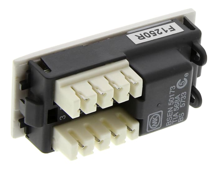 K545 WHI MK Electric | MK Electric Cat5 1 Way RJ45 Data Socket | 222 ... K545 WHI MK Electric | MK Electric Cat5 1 Way RJ45 Data Socket | 222 ...