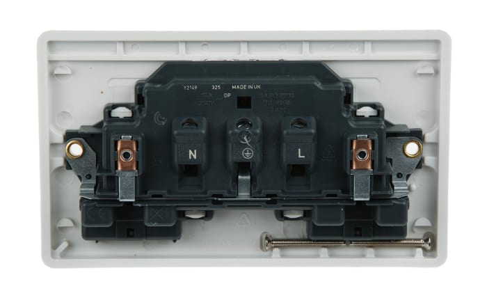 K2747 WHI MK Electric | MK Electric Logic Plus White 2 Gang Plug Socket ...