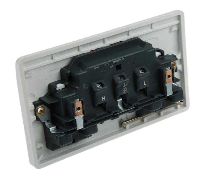 K2747 WHI MK Electric | MK Electric White 2 Gang Plug Socket, 2 Poles ... K2747 WHI MK Electric | MK Electric White 2 Gang Plug Socket, 2 Poles ...