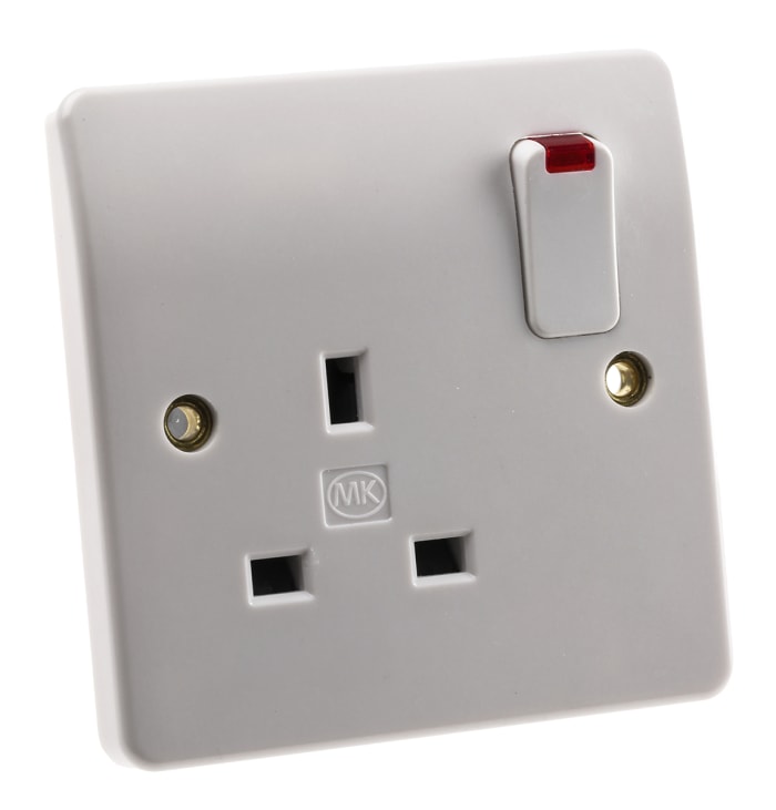 K2657 WHI MK Electric | MK Electric MK white 1 Gang Plug Socket, 2 ... K2657 WHI MK Electric | MK Electric MK white 1 Gang Plug Socket, 2 ...