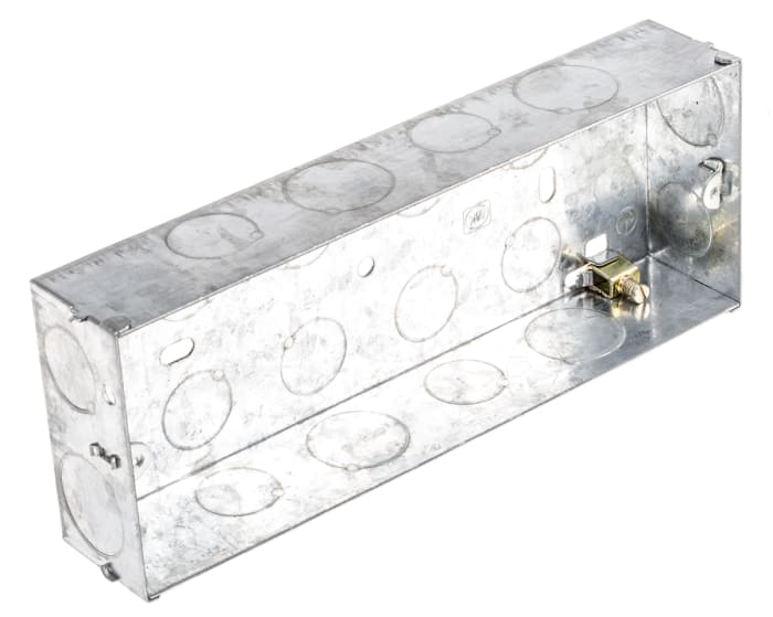 K863 MK Electric | MK Electric Boxes Steel Back Box, BS, IP20, 3 Gangs ...