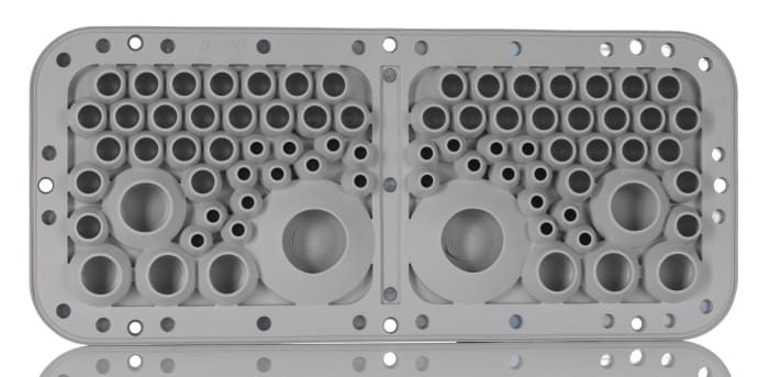 2562300 Rittal | Rittal Plastic Grey Gland Plate, 339mm W, 149 mm L for ...
