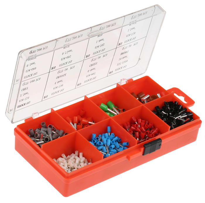 RS PRO | RS PRO Bootlace Ferrule French Colour Coded Crimp Terminal Kit ...