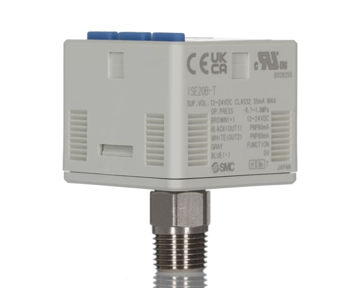 ISE20B-T-01-W SMC | SMC Pressure Sensor, IP65 10 bar 24 V 50 °C | 231 ...