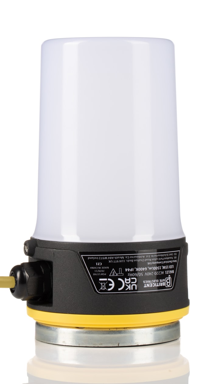 RS PRO | RS PRO LED Gripper Inspection Lamp, Handheld, 1500 lm, IP44 ...