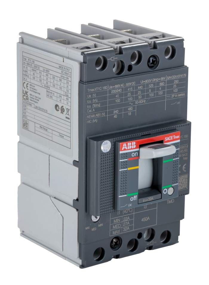1SDA067392R1 XT1C 160 TMD 32A FF ABB | ABB, SACE Tmax XT, XT1C Molded ...