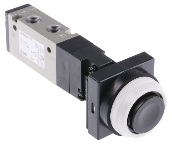 EVZM550-F01-33 SMC | Válvula neumática de mando manual 5/2 SMC, Control ...