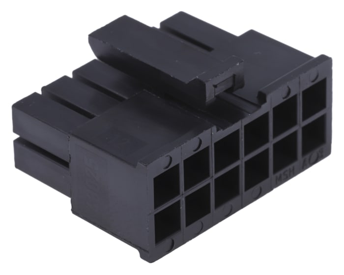 43025-1200 Molex | Molex, Micro-Fit 3.0 Female Connector Housing, 3mm Pitch, 12 Way, 2 Row | 233 ...