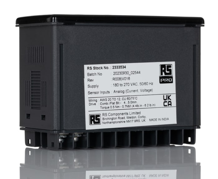 RS PRO | RS PRO 7-Segment Display Process Indicator for Current ...