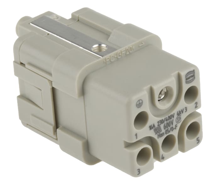 09120053101 HARTING | HARTING Heavy Duty Power Connector Insert, 16A ...