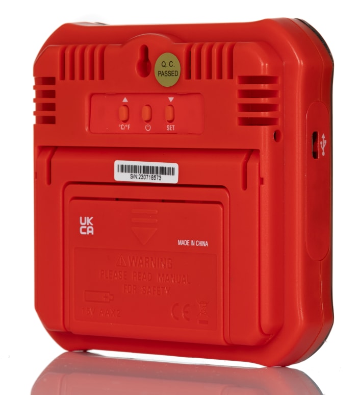 RS PRO | RS PRO RS-326 Air Quality Meter for CO2, Humidity, Temperature ...