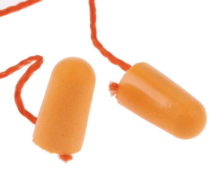 1110 3M | 3M 3M 1100 Series Orange Disposable Corded Ear Plugs, 35dB Rated, 100 Pairs | 236-8213 ...