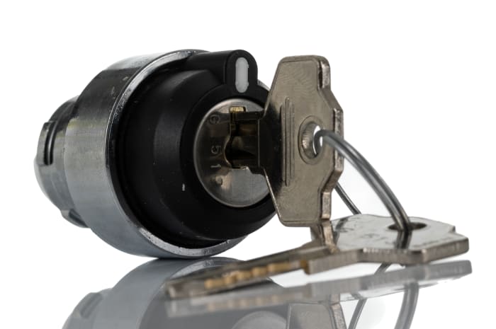 RS PRO | RS PRO 2-position Key Switch Head, Maintained, 22.5mm Cutout ...