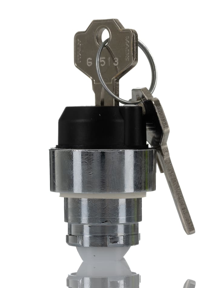 RS PRO | RS PRO 2-position Key Switch Head, Maintained, 22.5mm Cutout ...