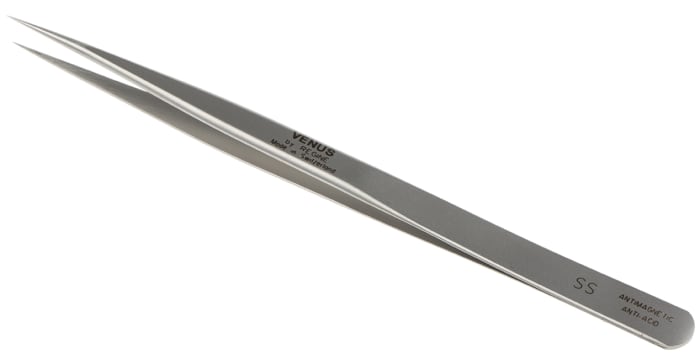 RS PRO | RS PRO 140 mm, Stainless Steel, Narrow, Tweezers | 238-6233 | RS