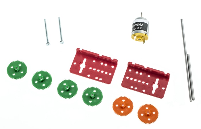 RS PRO | RS PRO Brushed Geared DC Geared Motor, 2.51 W, 3 V dc, 5 mNm ...