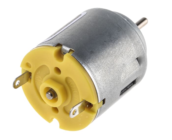 RS PRO | RS PRO Brushed DC Motor, 1.21 W, 1.5 → 3 V dc, 10.4 gcm, 8200 ...