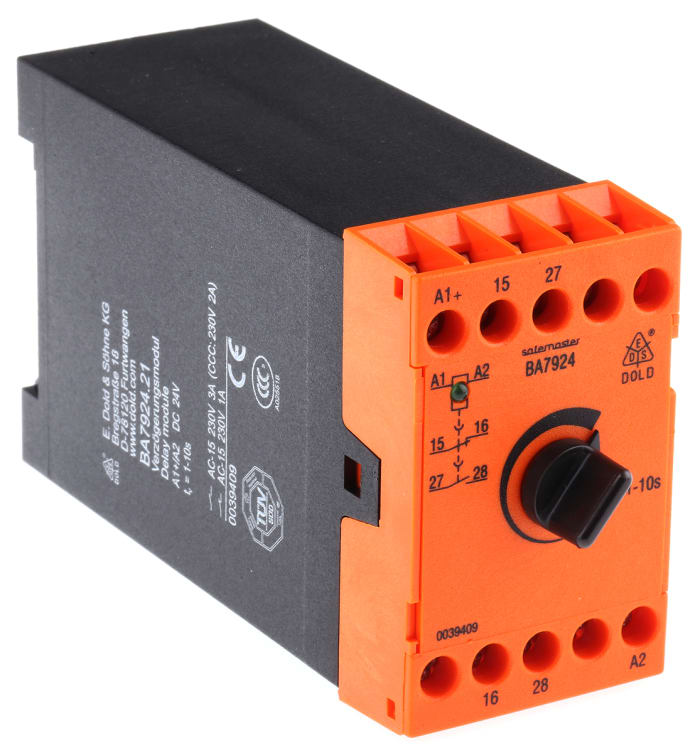 BA7924.21 DC24V 1-10s Dold | Dold 24 V dc Safety Relay - With 2 Safety ...