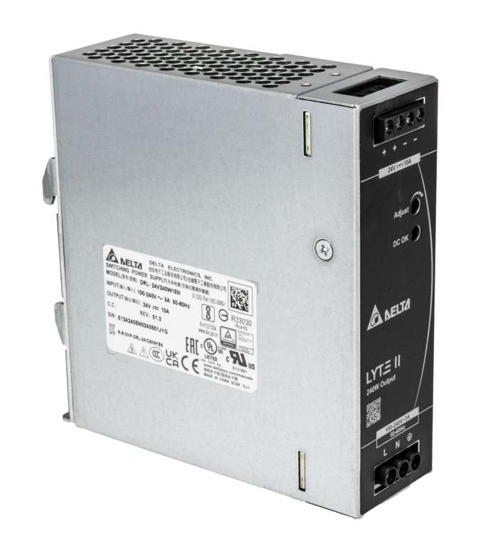 DRL-24V240W1EN Delta Electronics | Delta Electronics DRL Switched Mode ...