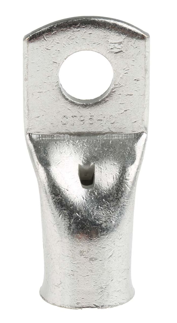 RS PRO | RS PRO Uninsulated Ring Terminal, M10 Stud Size to 95mm² Wire ...