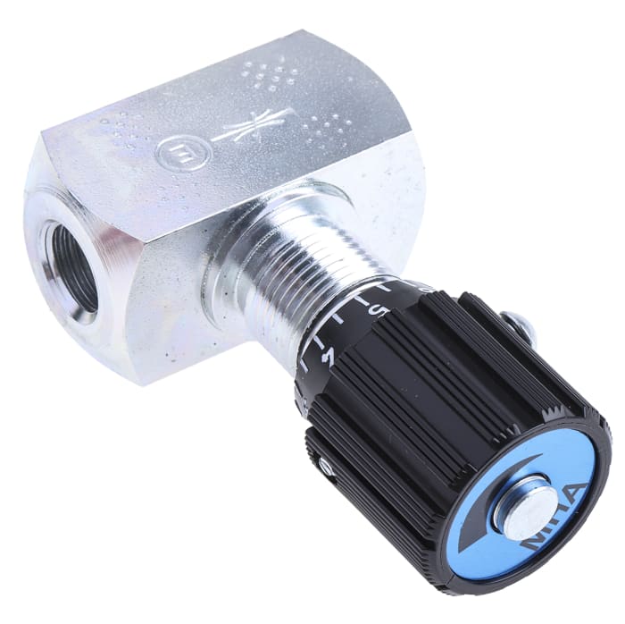 RS PRO | RS PRO Inline Mounting Hydraulic Flow Control Valve, G 1/4 ...