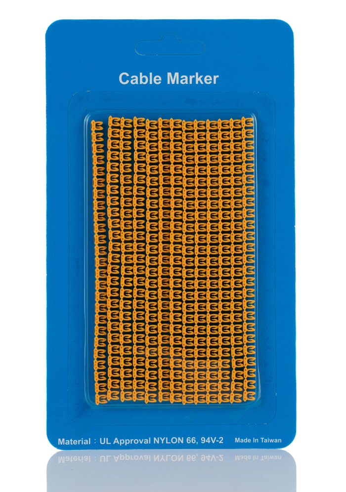 RS PRO | RS PRO Clip on Cable Markers Clip-On Cable Marker, Yellow, Pre ...