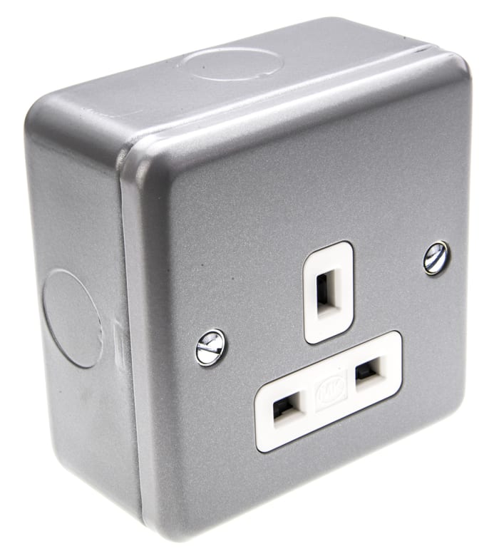 K848 ALM MK Electric | MK Electric Grey 1 Gang Plug Socket, 13A, Type G ... K848 ALM MK Electric | MK Electric Grey 1 Gang Plug Socket, 13A, Type G ...