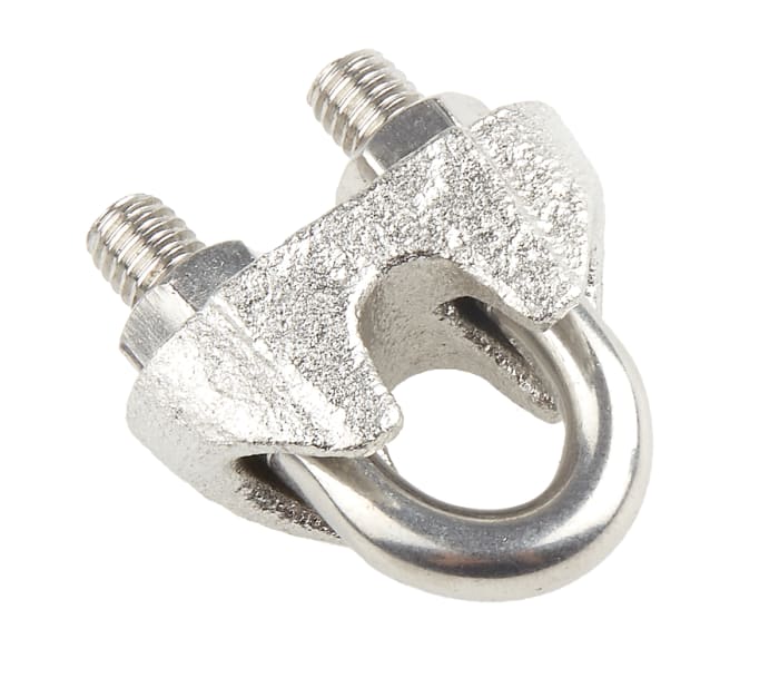 RS PRO | RS PRO Stainless Steel 6mm Diameter Wire Rope Clamp | 247-9076 ...