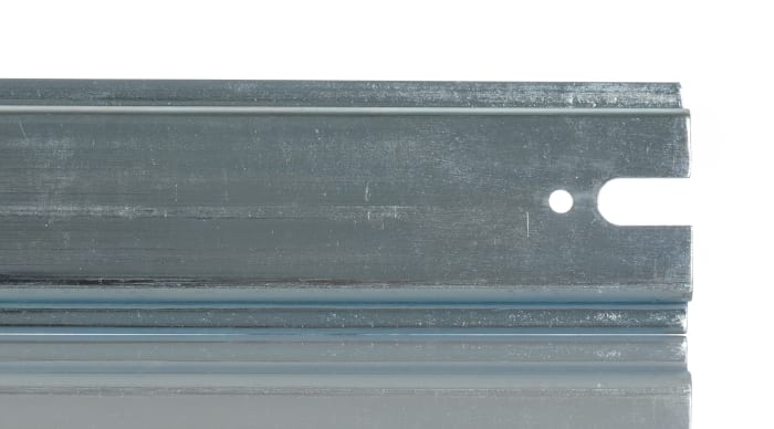 RS PRO | RS PRO Steel Unperforated DIN Rail, Top Hat Compatible, 205mm ...