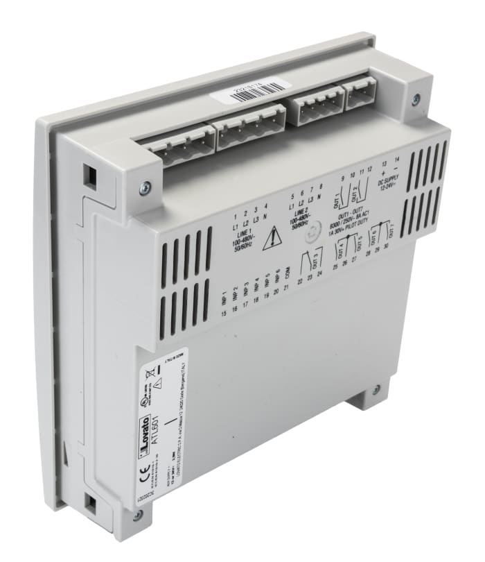 ATL601 Lovato | Lovato ATL Series Controller for Use with 2 Power Sources With Three Phase ...