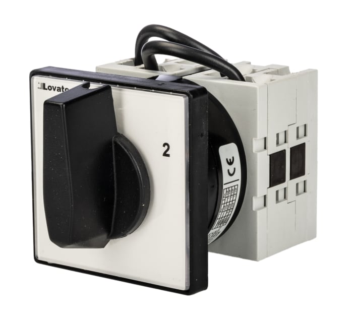 GX4052U Lovato | Lovato, 2P 3 Position 60° Changeover Cam Switch, 40A ...