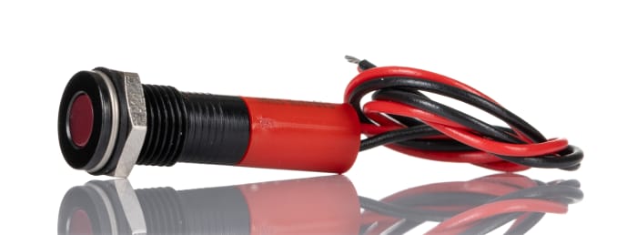 RS PRO | RS PRO Red Panel Mount Indicator, 2V dc, 8mm Mounting Hole ...