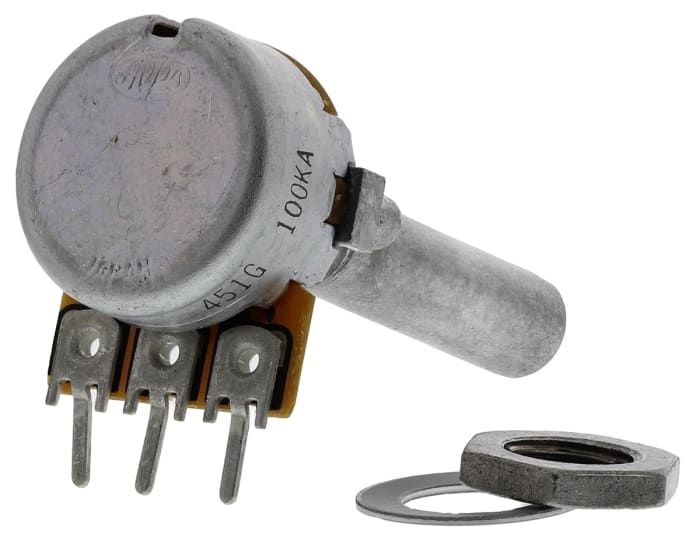 RK1631110TV7 Alps Alpine | Alps Alpine RK163 100kΩ Rotary Carbon Film ...