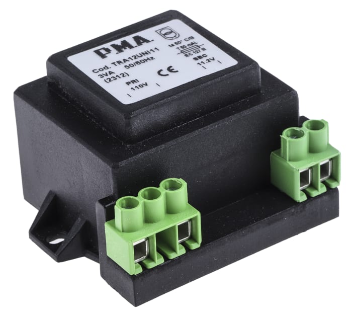 TRA12UN111 Carel | Carel 3VA 1 Output Chassis Mounting Transformer, 12V ...
