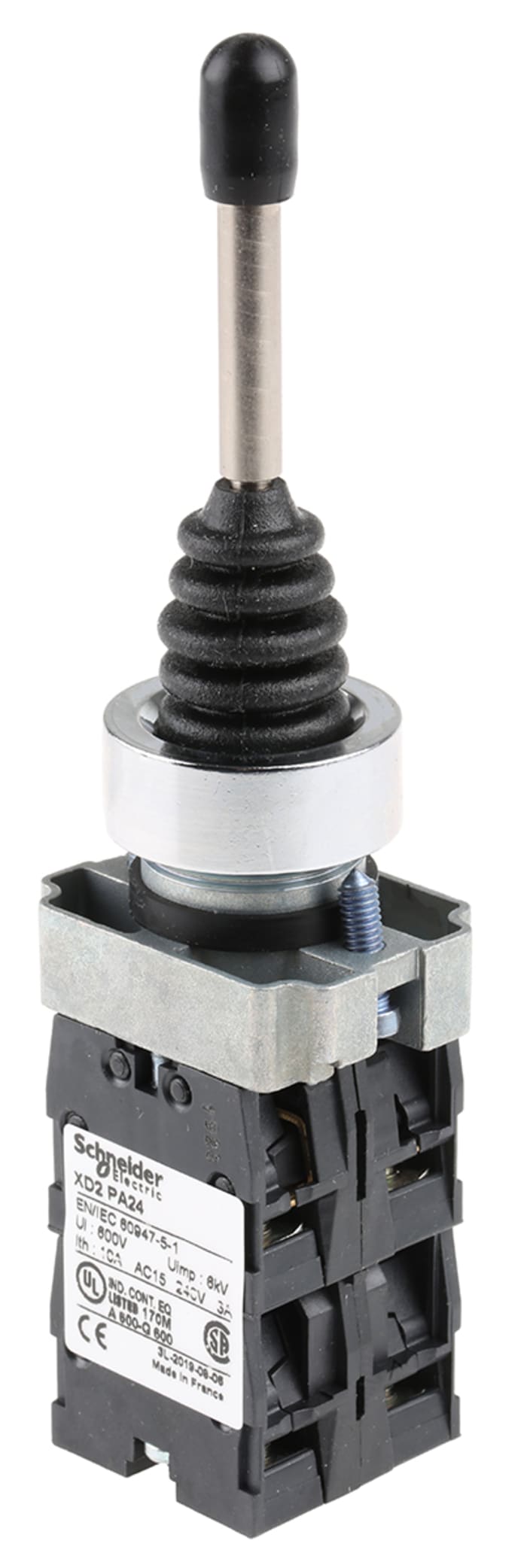 XD2PA24 Schneider Electric | Interruptor de joystick, 4 ejes, 3 A @ 240 ...
