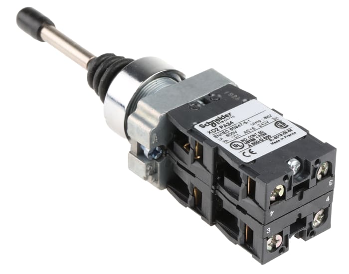 XD2PA24 Schneider Electric | Interruptor de joystick, 4 ejes, 3 A @ 240 ...
